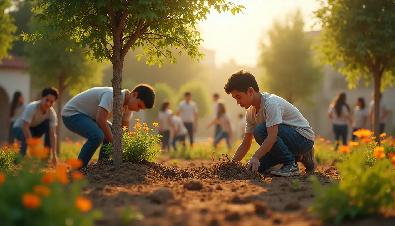 Tree Planting Drives: How Moroccan Schools are Greening Their Campuses